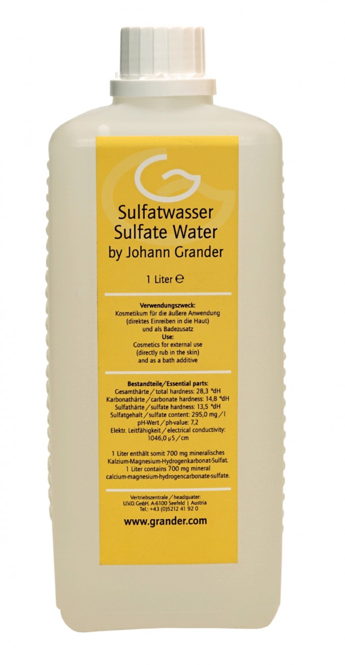 sulphate water | Grander | revitalized water | small products | GRANDER ...